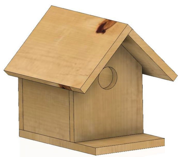 Simple DIY Birdhouse Plans – Build from a Single Cedar Fence Picket ...